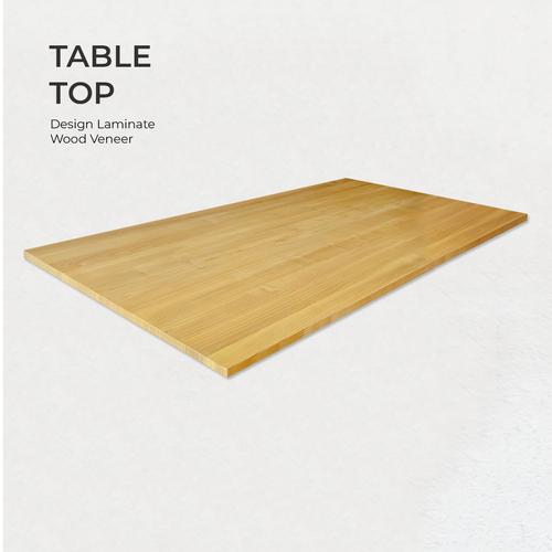 Jual Top Table Daun Meja Kayu Sungkai Finishing White Doff Pilih Ukuran ...