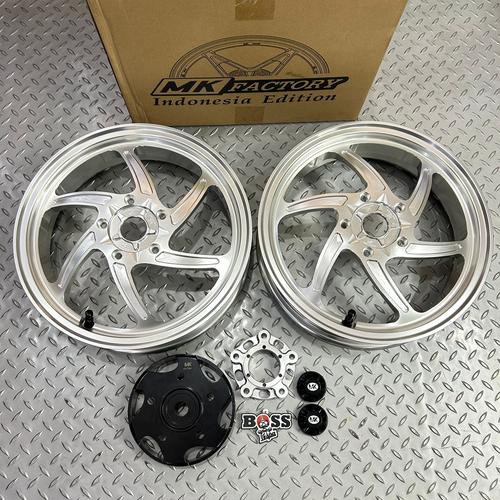 Promo Velg MK Factory MK9 Silver 12" Front & Rear Vespa Sprint Prima ...