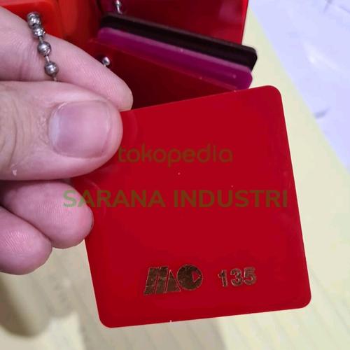 Jual akrilik lembaran warna merah 3mm akrylik merah 3mm ukuran 1m x 2m ...