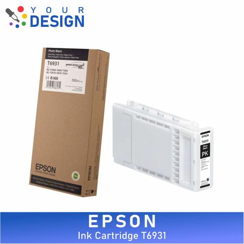 Jual TINTA EPSON T6931 PHOTO BLACK 350ML UNTUK PRINTER SC-T3000/5000/ ...