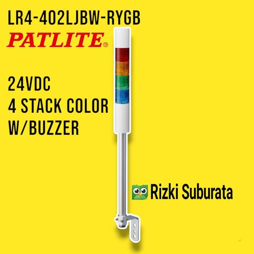 Jual LR4-402LJBW-RYGB - PATLITE - LED Signal Tower Light - Jakarta Timur - RIZKI SUBURATA ...