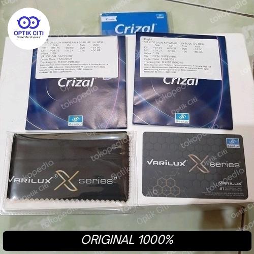 Jual Lensa Progresif Crizal Essilor varilux Xclusive Original ...