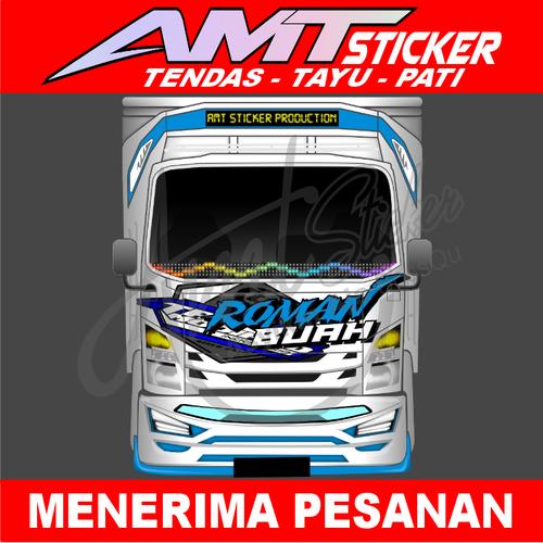 Promo Stiker Decal Kabin Depan Isuzu Elf Giga + Bisa Custom Desain ...