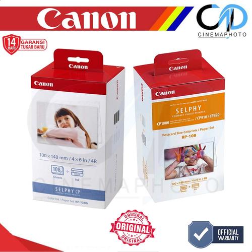 Jual Papper Selphy Printer Canon RP 108 RP108 For Kertas Print CP1300 ...