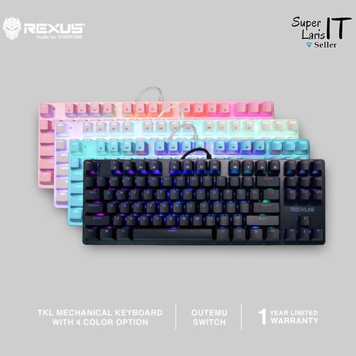 Jual Rexus Keyboard Gaming Mechanical Legionare MX9 TKL RGB - Merah ...