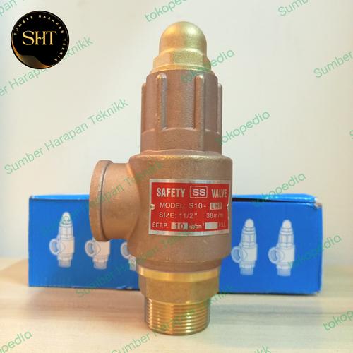 Jual 1 1/2" Inch Safety Valve SS Kuningan 10 Kg/bar DN40 - Jakarta ...