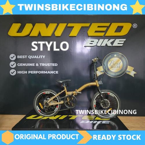 Jual Sepeda Lipat 20 United Stylo Gold - Kab. Bogor - TwinsBikeCibinong ...