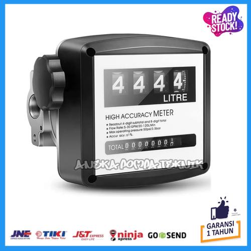 Jual flow meter solar 1 inch Flow meter solar 4 Digit Flo meter solar ...