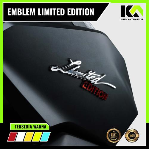 Jual EMBLEM LIMITED EDITION LOGO STIKER MOTOR TIMBUL 3D LIMITED EDITION ...
