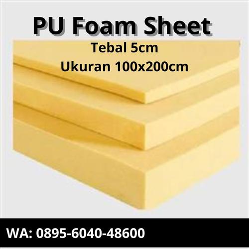 Jual PU Foam Sheet 5CM 100X200CM / PU Foam Board / Polyurethane ...