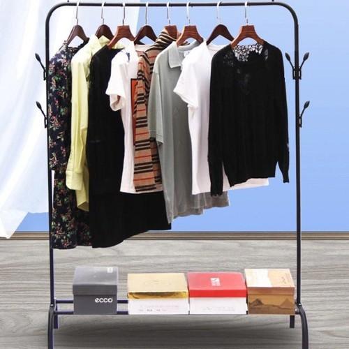 Jual Rak Gawangan Baju Simple Portable Big Stand Hanger - Beban ...