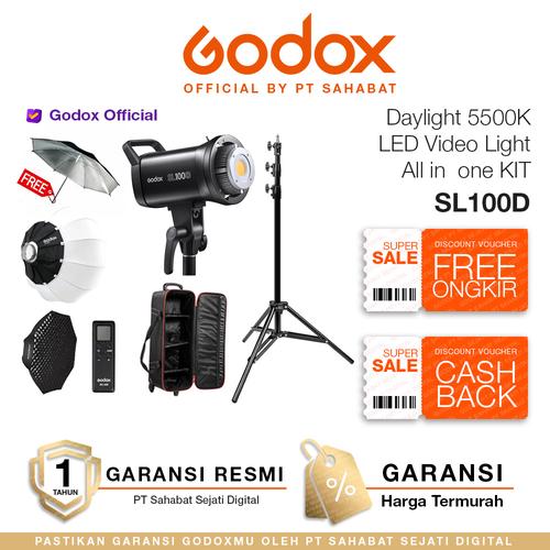 Jual Godox SL-100D SL100D Daylight LED Video Light - UNIT ONLY , TANPA ...