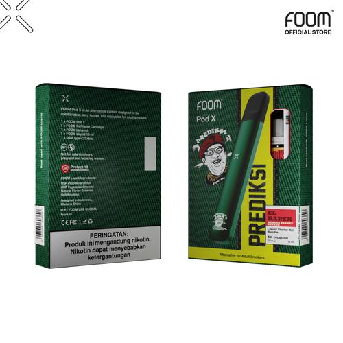 Jual FOOM Pod X The Prediksi Green Bundling Liquid - EL BAPER - Jakarta ...