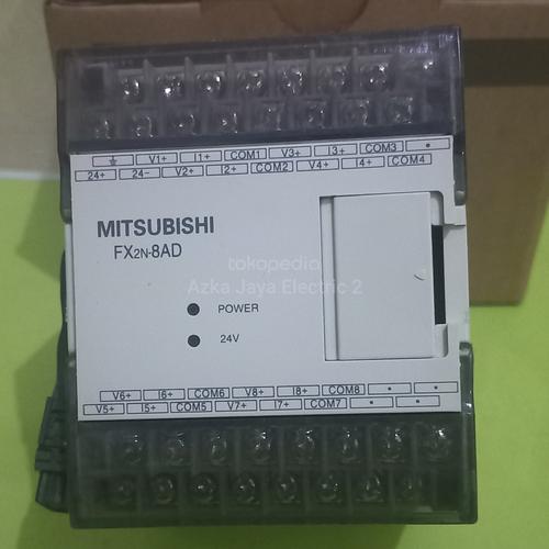 Jual PLC Mitsubishi FX2N-8AD Mitsubishi FX2N 8AD 8 Chanel Original ...