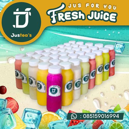 Jual JUS BUAH SEGAR Fresh Made - 250ml - JUSTEA'S (harga per-botol ...