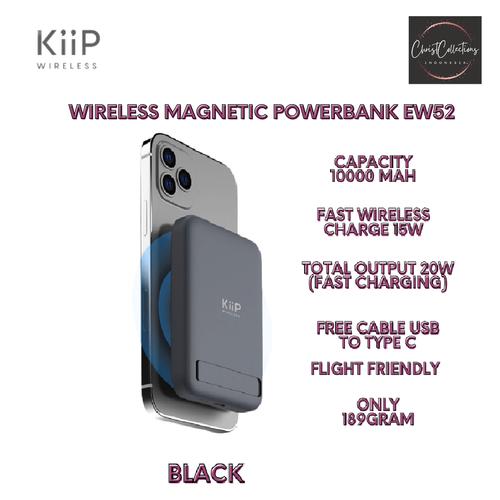 Promo KIIP WIRELESS POWERBANK MAGNETIC FAST CHARGE 20W 10000MAH MAGSAFE ...