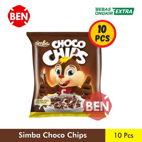 Jual Simba Choco Chips 1 Renceng 10 Sachet Chocochips Sereal Coklat ...