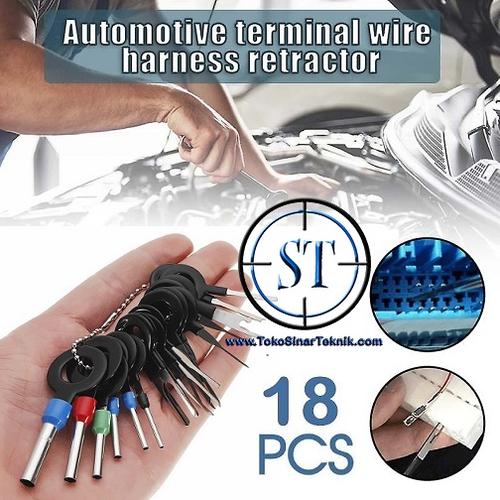 Jual 18 Pcs Alat Pelepas Terminal Removal Tools Pin Extractor Kit ...