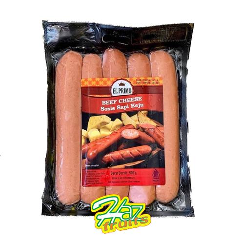 Jual El Primo Beef Cheese Sausage | Sosis Sapi Keju 500g - Kota ...