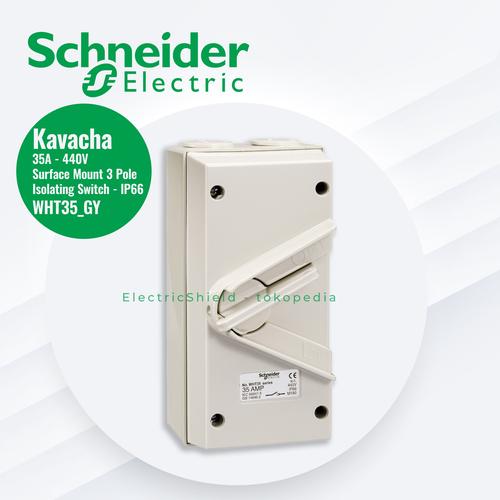 Jual Isolating switch WHT35_GY Kavacha 35A-440V Surface Mount 3 Pole IP66 - Jakarta Pusat ...