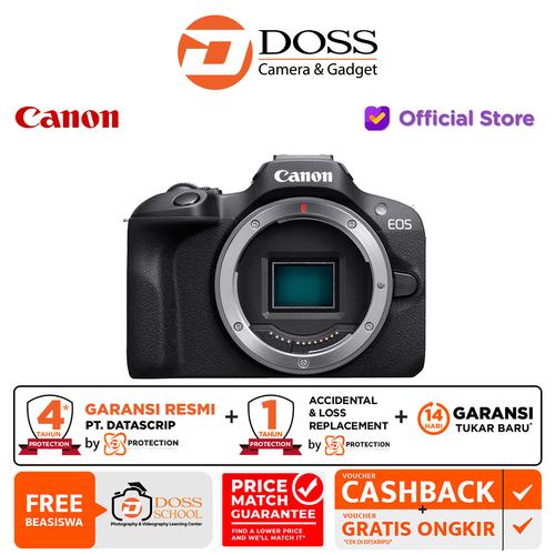 Promo Canon EOS R100 Body Only Mirrorless Camera Canon EOS R 100 EOS R100 - StandardPackage ...