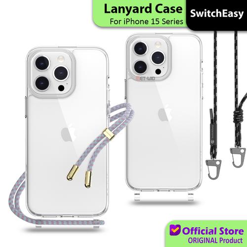 Jual Case iPhone 15 Pro Max Plus SwitchEasy Play Lanyard Clear Casing ...