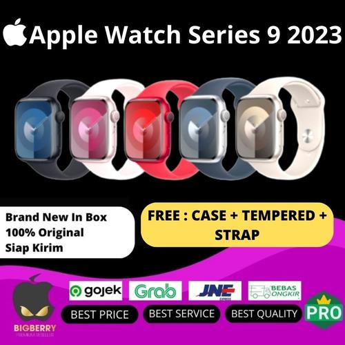 Jual Apple Watch Series 9 2023 41mm 45mm Midnight Pink Starlight Red ...