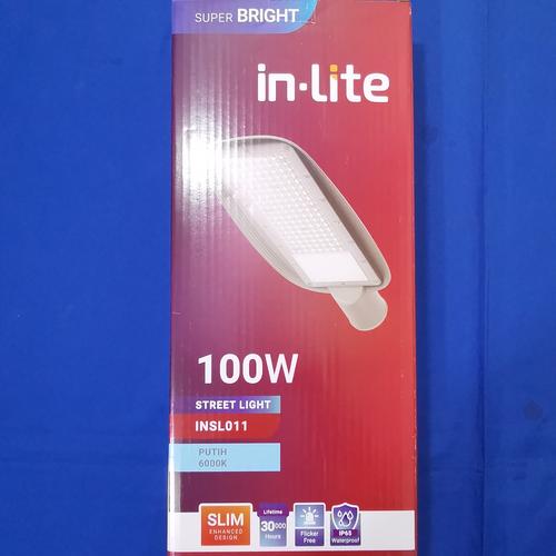 Jual INSL011 Lampu Jalan PJU LED 100W IP65 Street Light Inlite - Kota ...