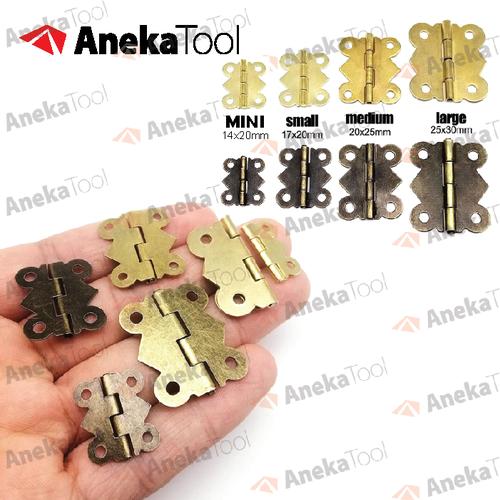 Jual Engsel Kupu Mini Engsel Antik Kecil Box Vintage Dus 180 Derajat ...