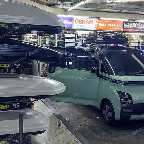 Jual Paket Roof Box OTORACK ADVENTURE 360L WULING AIR EV 2022 Ready ...