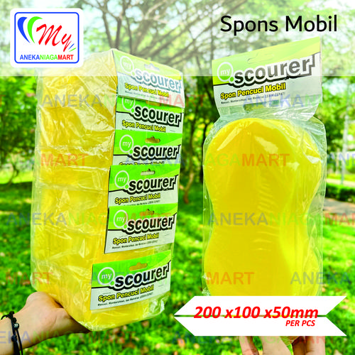 Jual Spon Busa Cuci Mobil Motor Spons Kuning Sponge Foam Wash-Angka 8 ...