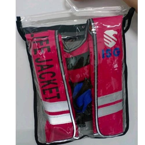 Jual Inflatable Life Jacket ISG Pelampung co2 Automatic with Stiker ...