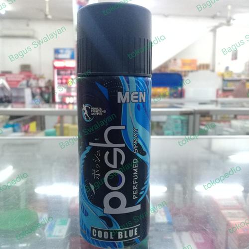 Jual Posh Men Perfumed Body Spray Cool Blue 150ml - Kota Surabaya ...