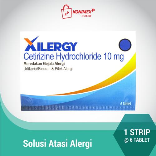 Jual Xilergy Strip @6 tablet - obat anti alergi - Jakarta Timur ...