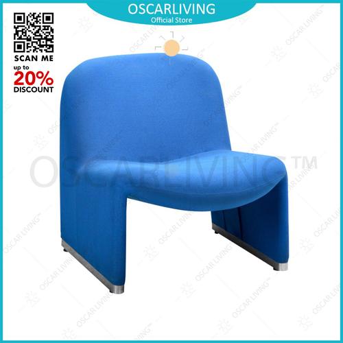 Promo Sofa Minimalis Chairman Enzo Fabric Biru Khusus Jabodetabek Cicil ...