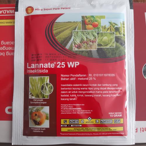 Jual Lannate 25WP 15gr Insektisida Obat Pencegah dan Pembasmi Hama Ulat ...