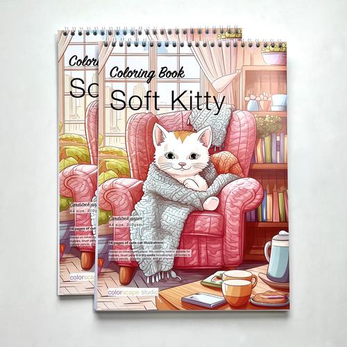 Promo Soft Kitty Coloring Book - Buku Mewarnai Untuk Marker & Mixed ...