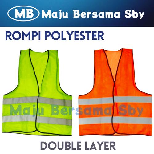 Jual Rompi Proyek Safety bahan kain Polyester - Hijau - Kota Surabaya ...