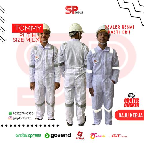 Jual BAJU KERJA / BAJU PROYEK WEARPACK SAFETY SERAGAM PROYEK PUTIH ...