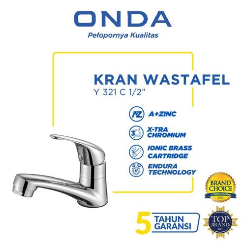 Jual Kran Onda Y 321 C 1/2” Y321C Kran Meja Wastafel Cuci Tangan - Kota ...