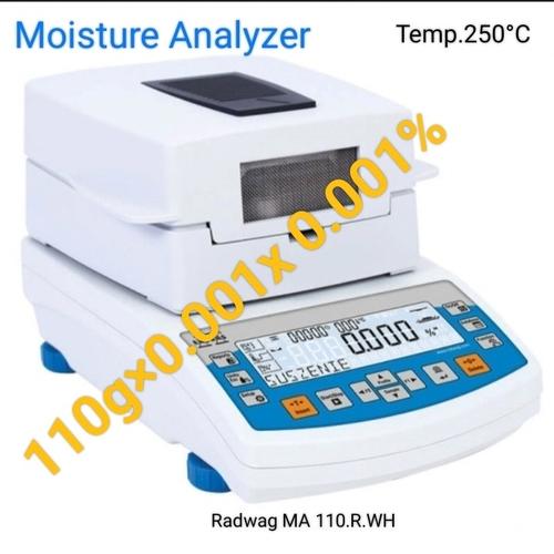 Jual Moisture Analyzer MA 110.R.WH Radwag , 110g× 0.001× 0.001% , Temp ...