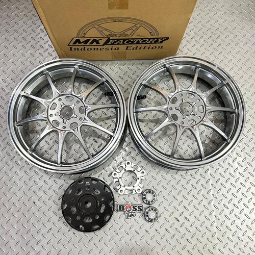 Promo Velg MK Factory MK2 Grey 12" Front & Rear Vespa Sprint Prima GTS ...