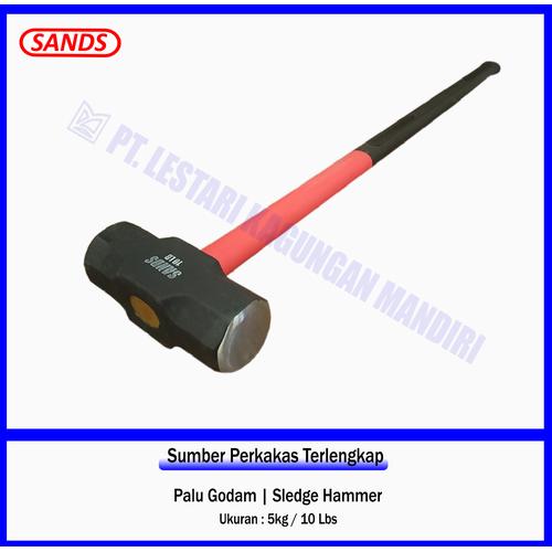 Jual Palu Godam 2 - 8kg / Sledge Hammer Merk SANDS - 2 Kg (4 Lbs ...