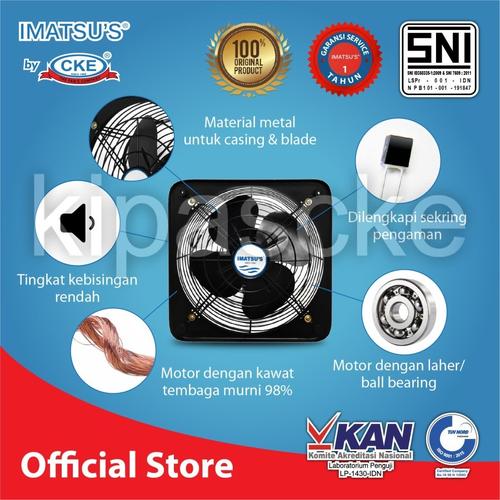 Jual Exhaust Fan Dinding 16 Inch CKE Exhaust Fan Industri 16" Heavy ...
