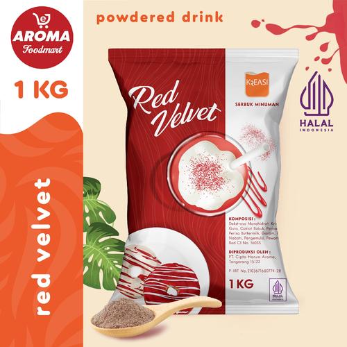 Jual Kreasi Bubuk Red Velvet Powder 1 KG / Minuman Serbuk Red Velvet 1 ...