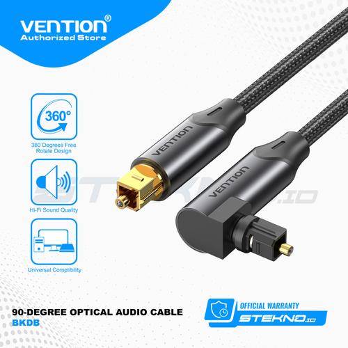 Jual Vention Kabel Audio Digital Optical Toslink Fiber Optik 90-Degree ...