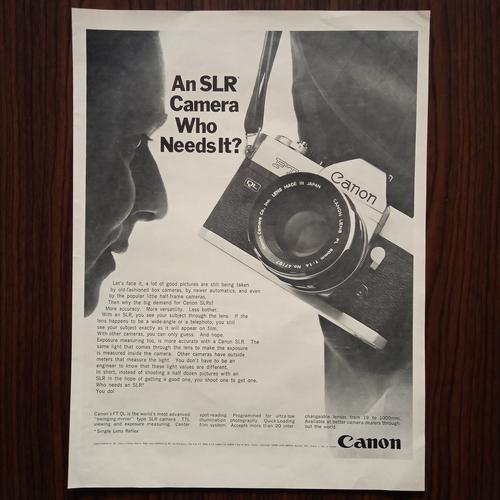 Jual Iklan 60s Uk Besar CANON FTQL - Pajangan Kamera Antik FT QL ...