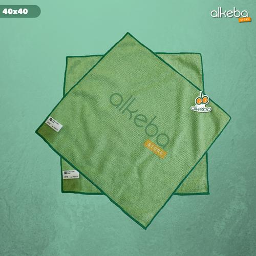 Jual diversey taski mymicro cloth green / Lap microfiber hijau 40 x 40 ...