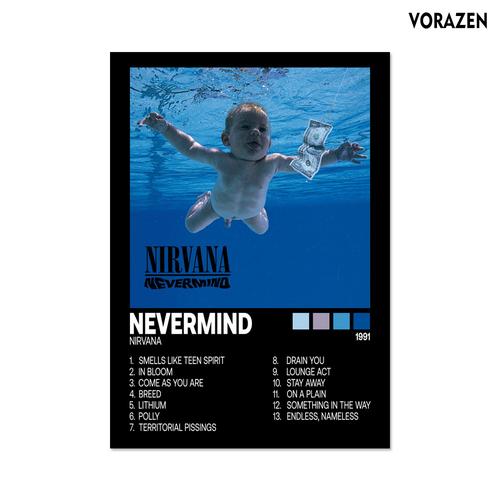Jual POSTER NIRVANA NEVERMIND COVER ALBUM | POSTER MUSIK A2 A3 A4 - A4 ...