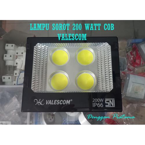 Jual Lampu Sorot Tembak Led COB 200 Watt 200W Valescom Super Terang - Warm White - Kota Medan ...